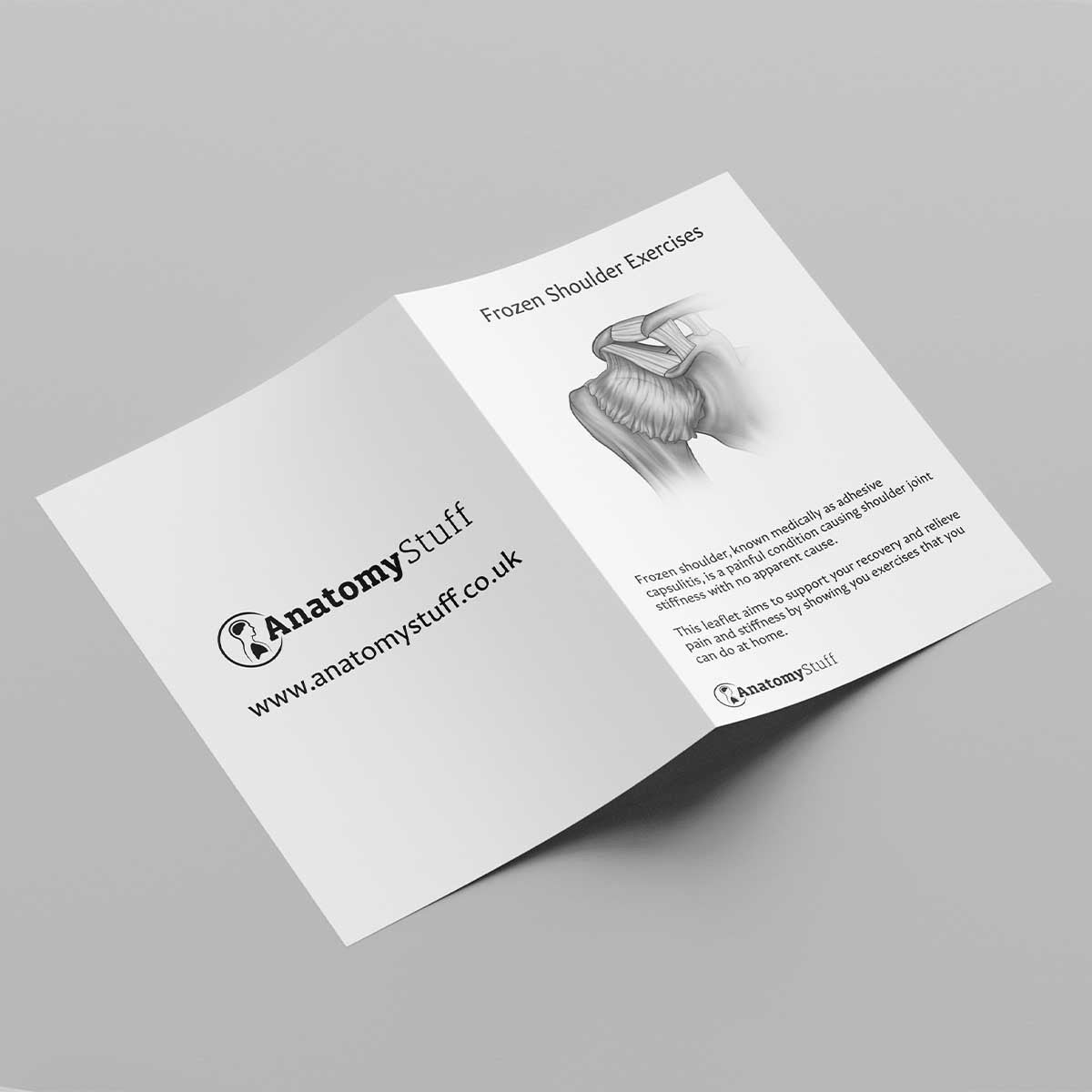 Frozen Shoulder Exercises Leaflet Printable Pdf Physiotherapy