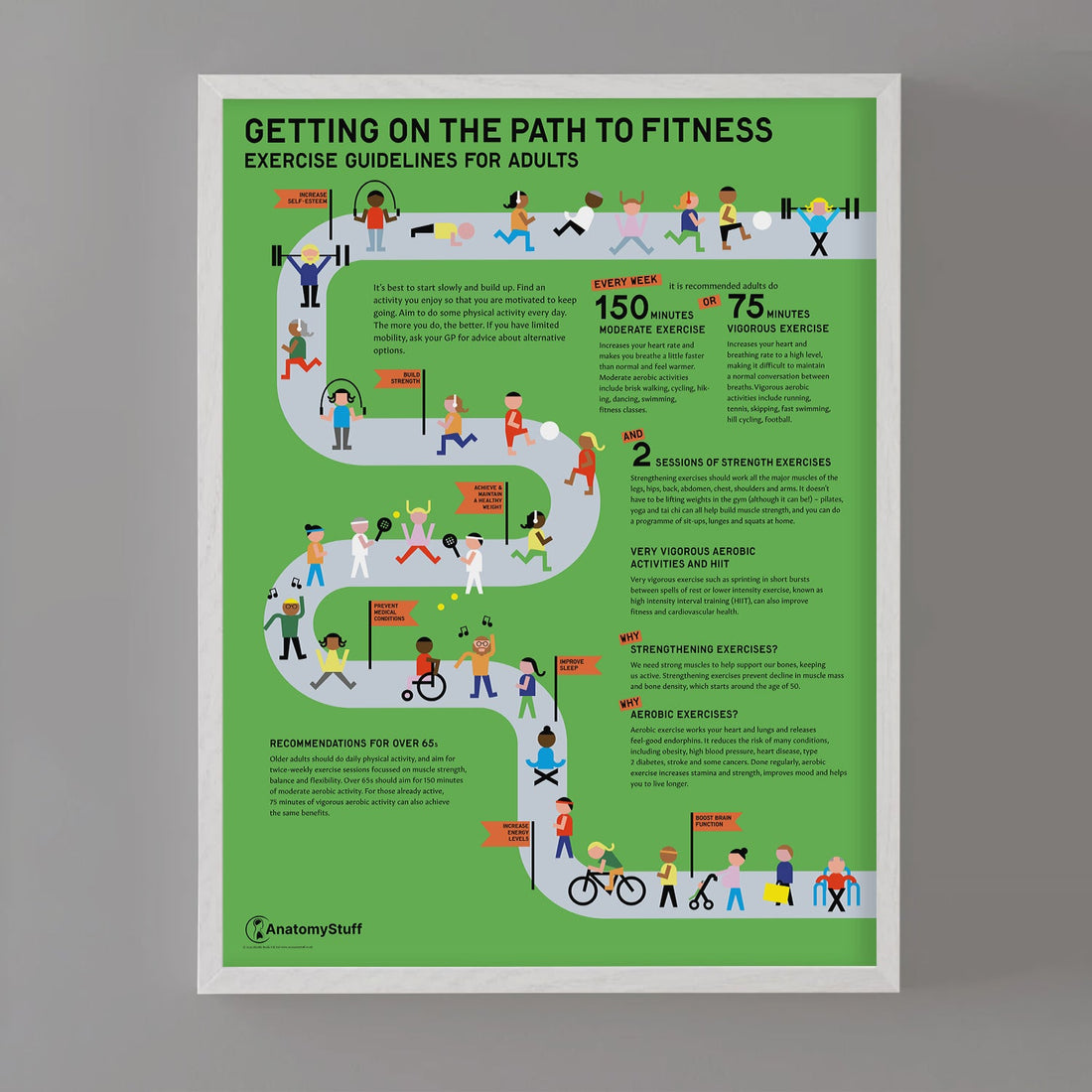 Sports & Exercise Posters – AnatomyStuff
