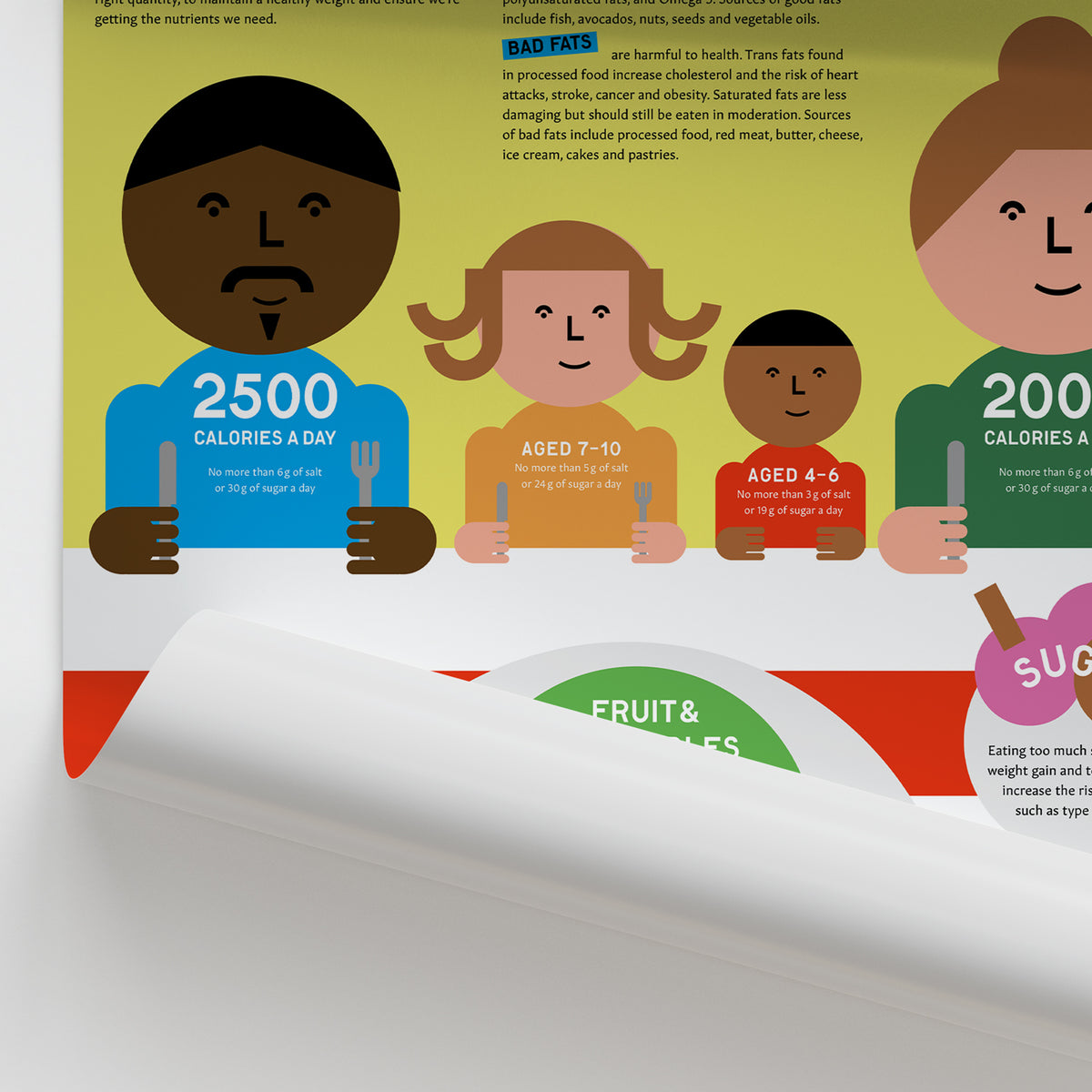 Healthy Eating Poster | Eatwell Plate Guide Chart – AnatomyStuff